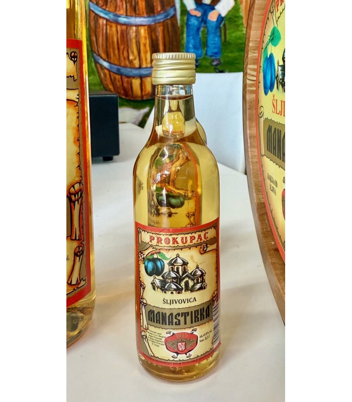 Prokupac Manastirka plum brandy